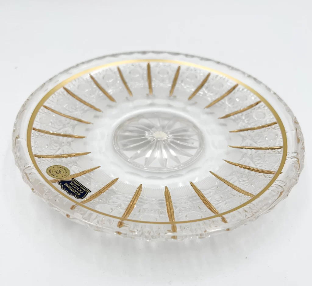 GLAMOUR PLATE Code 66005/160/4444 - Bohemia Crystal UAE